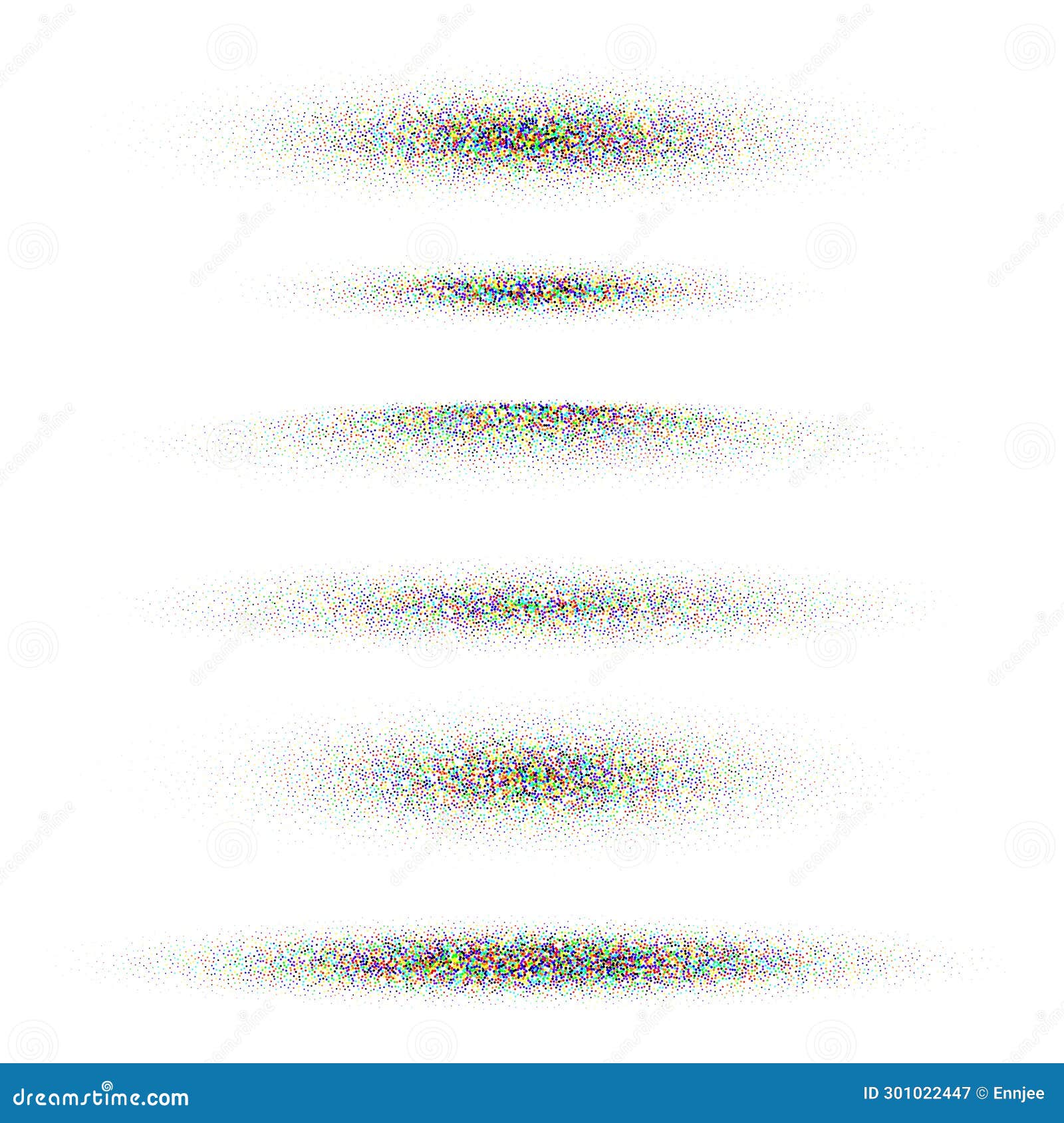 Stipple Shadows Set, Dotted Design Elements. Fading Gradient. Stippling ...