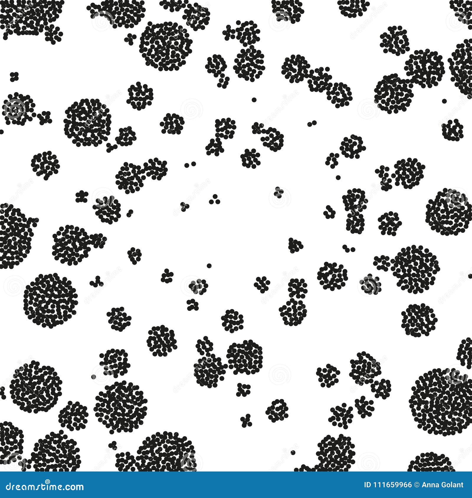Stippled Weird Pattern. Geometric Dotted Grunge Texture Stock Vector ...