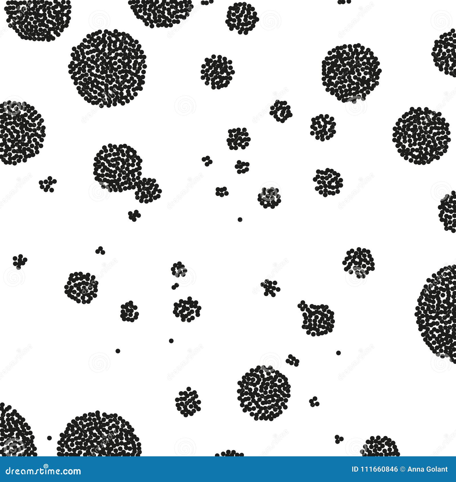 Stippled Weird Pattern. Geometric Dotted Grunge Texture Stock Vector ...