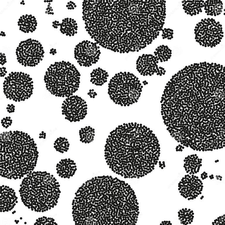 Stippled Weird Pattern. Geometric Dotted Grunge Texture Stock Vector ...