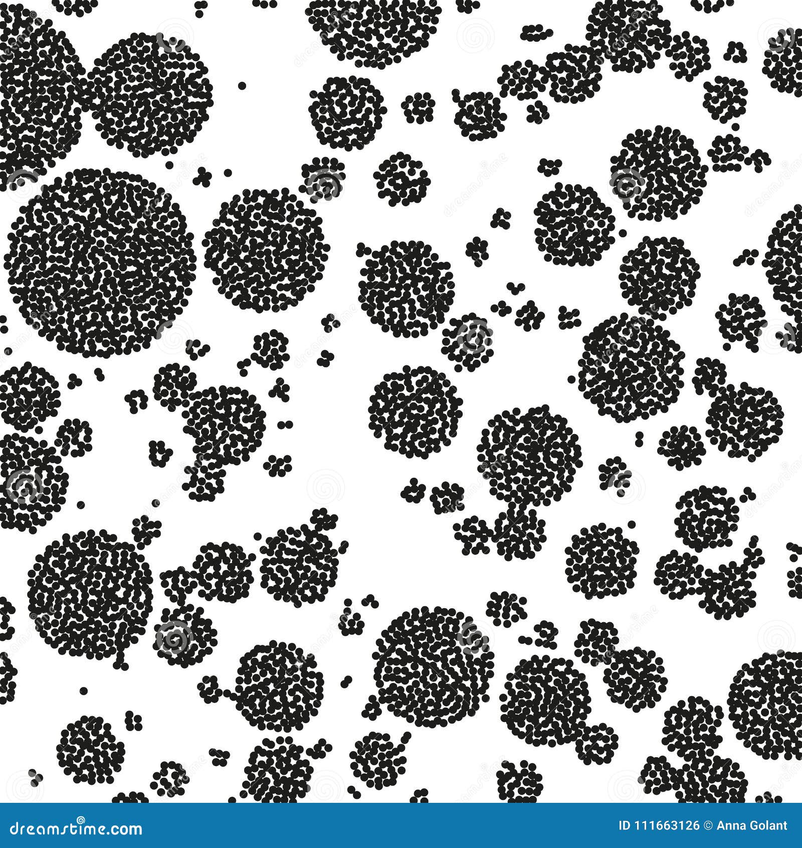Stippled Weird Pattern. Geometric Dotted Grunge Texture Stock Vector ...