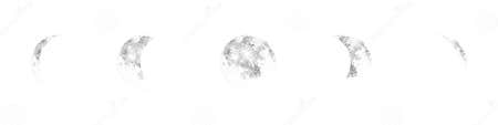 Stippling Moon Phases Vector Illustration Stock Illustration ...