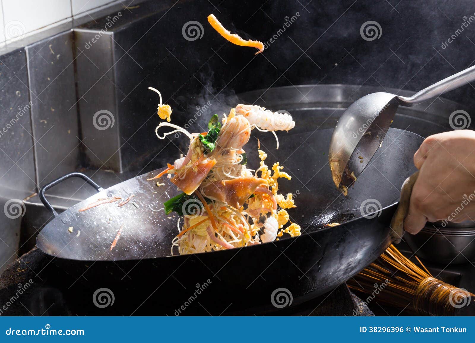 Stir fire cooking stock photo. Image of chef, stop, fire - 38296396