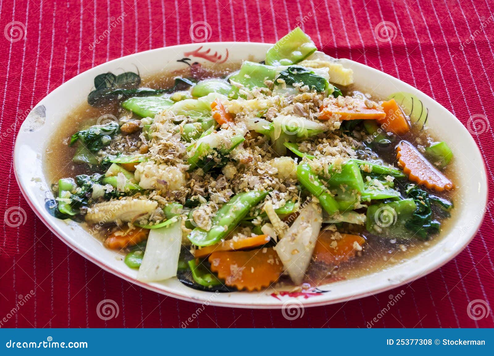 Stir-fried mix vegetables stock photo. Image of kale - 25377308