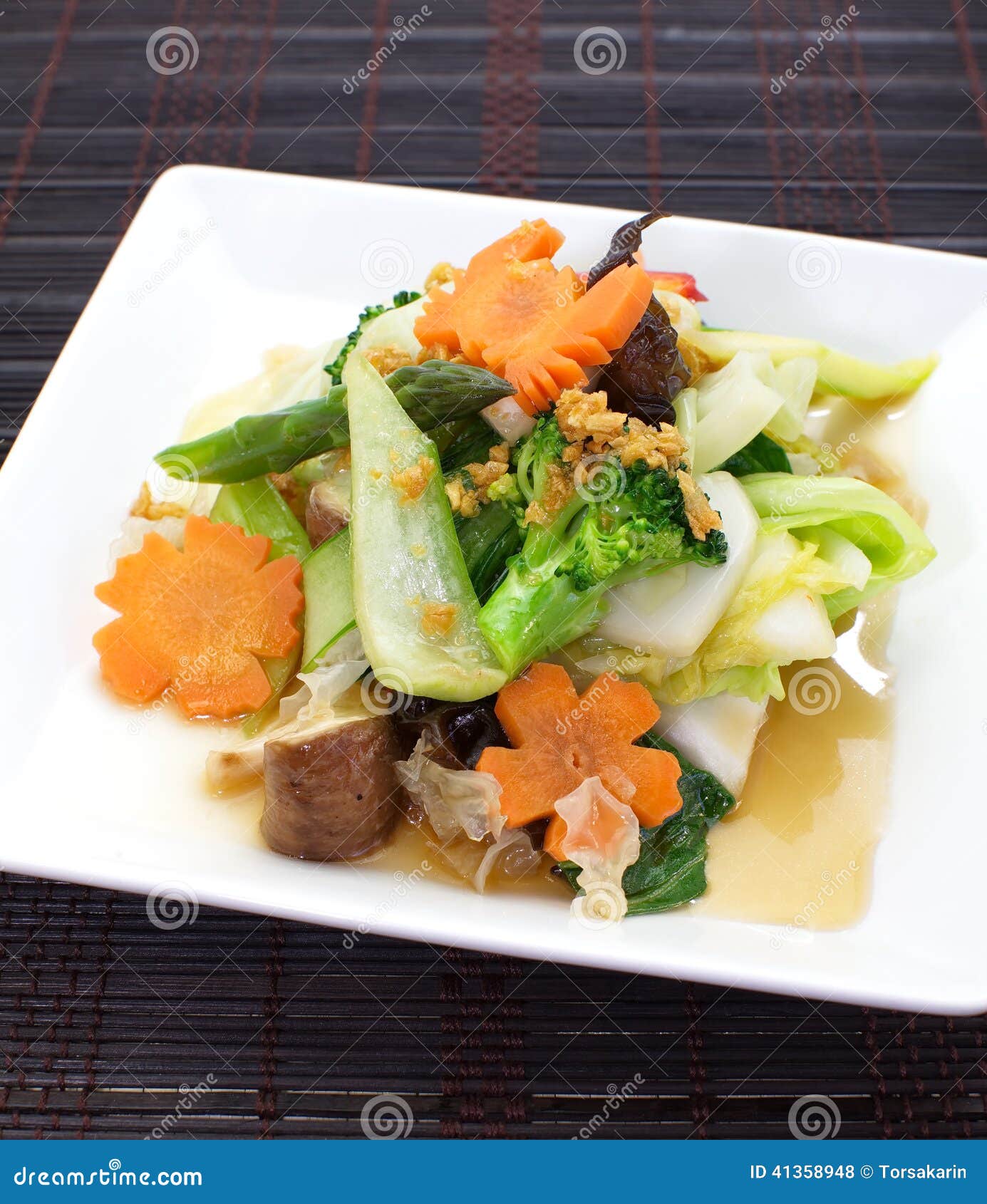 Stir Fried Mixed Vegetables Stock Photo - Image of cooking, cabbage ...