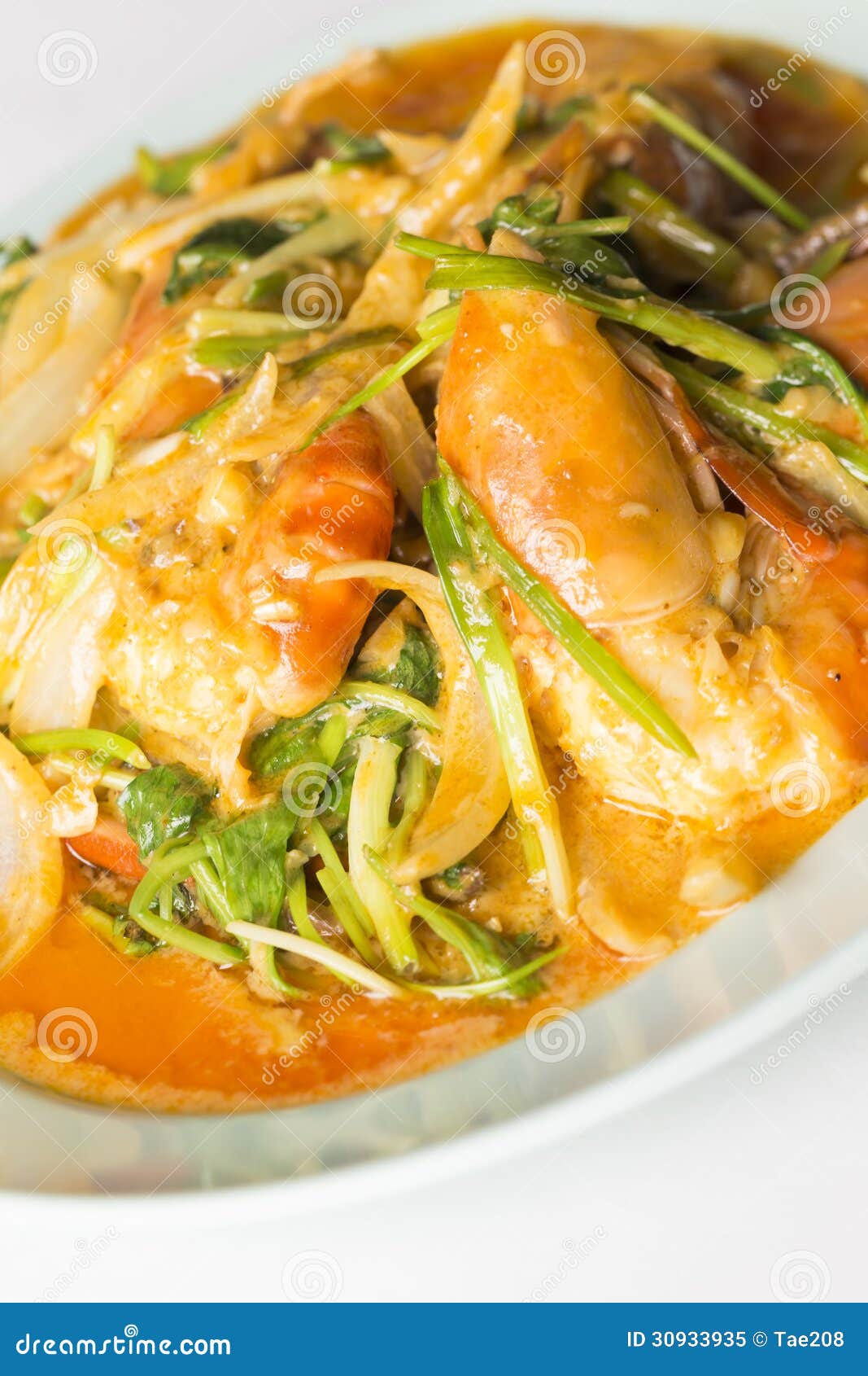 Stir Fried Pacific White Shrimp Curry Stock Image - Image of nutrition ...
