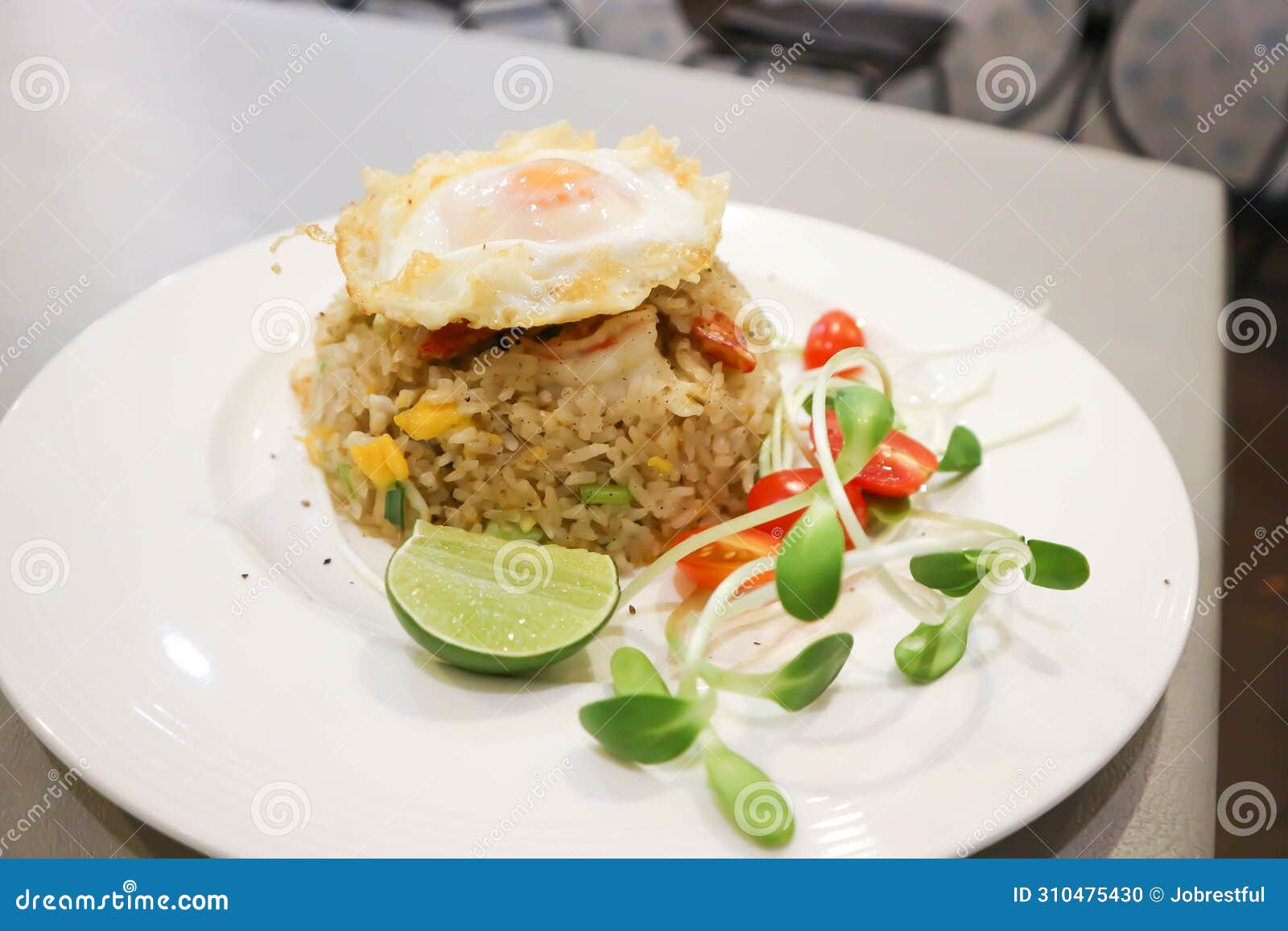 Stir-fried Rice, Stir Fried Rice or Fried Rice with Sunny Side Up Egg ...
