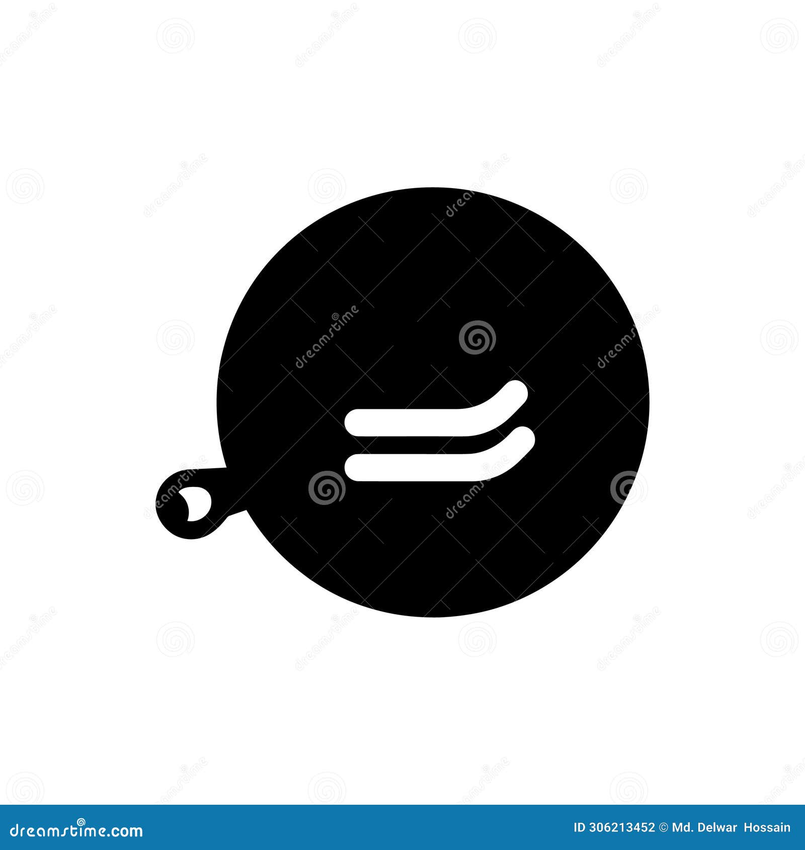 Stir fry pan icon stock vector. Illustration of culinary - 306213452