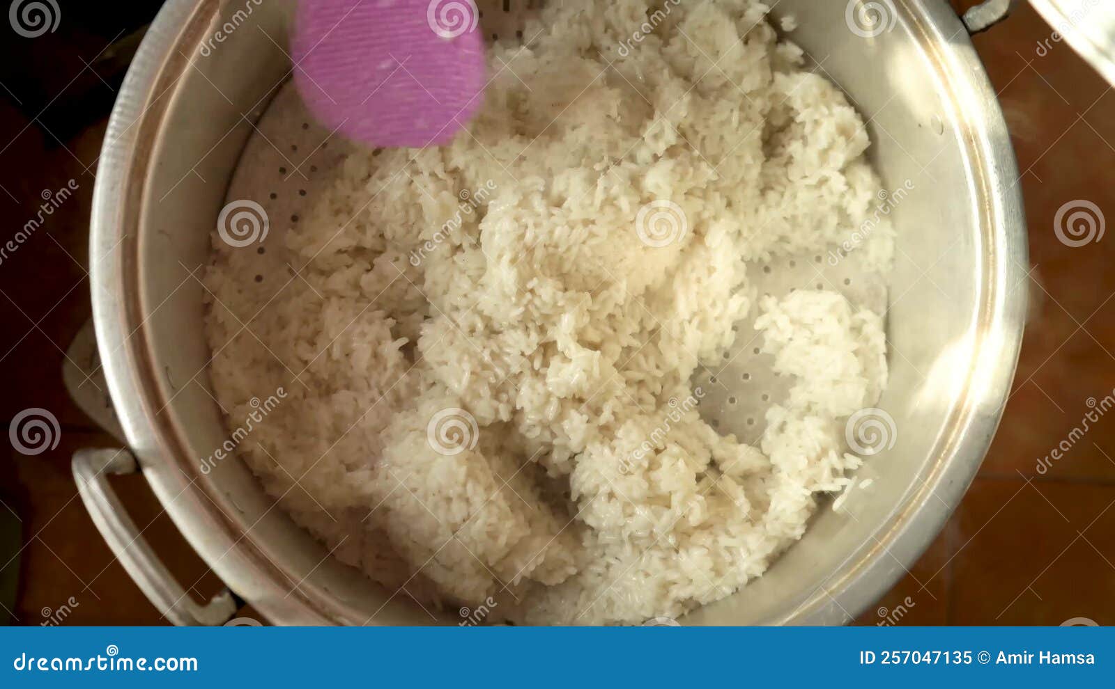 The Process of Making Cakes with Glutinous Rice. Stock Video - Video of ...