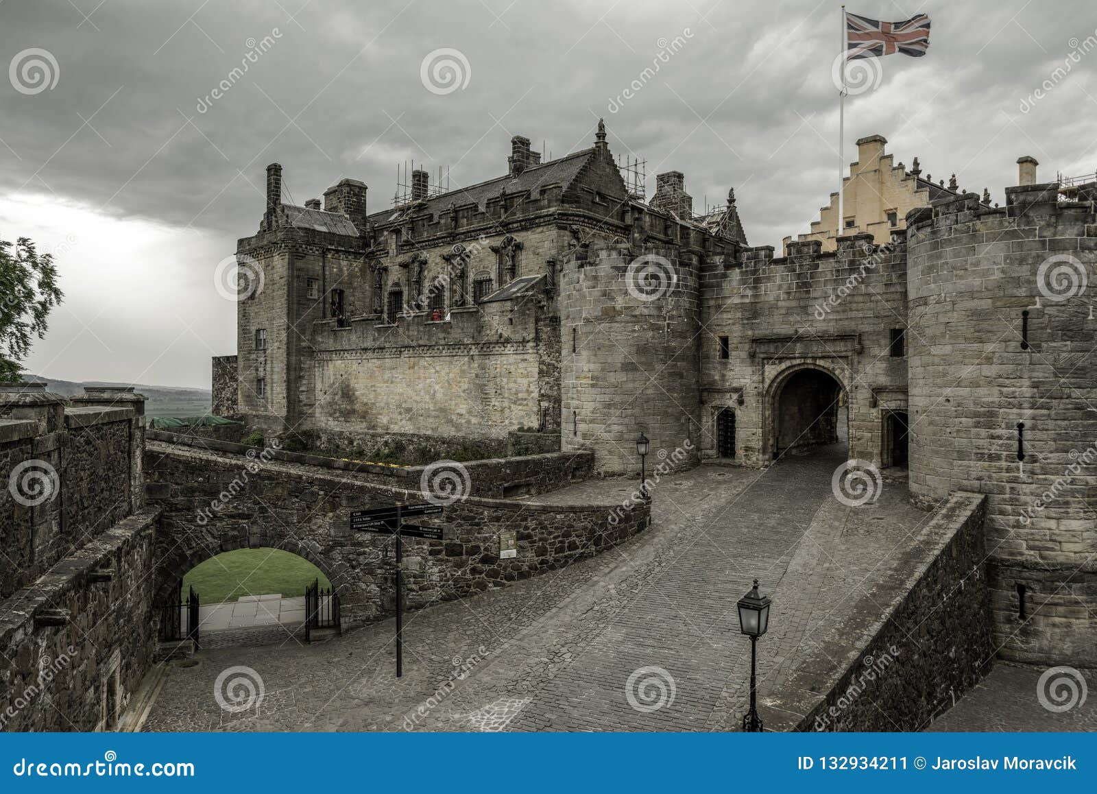 Stirling castle, Scotland editorial photo. Image of gate - 132934211