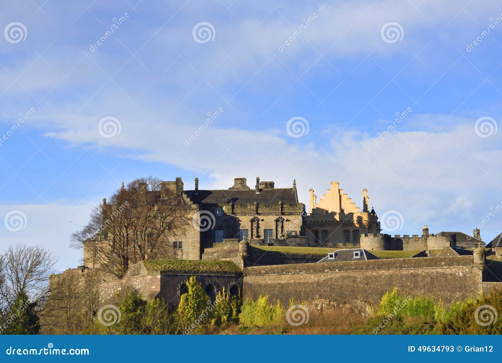 Stirling Castle stock image. Image of independence, rude - 49634793