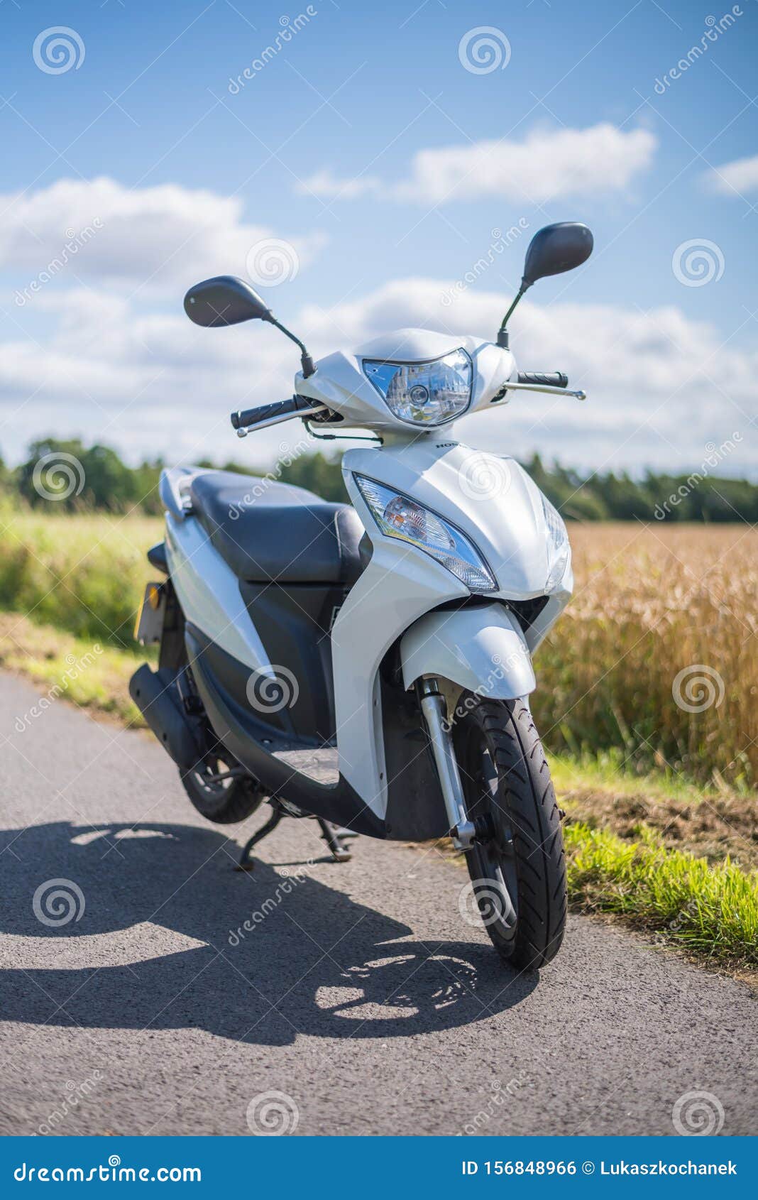 Stirling, Scotland - 15 August 2019: Honda Vision 50cc Scooter ...