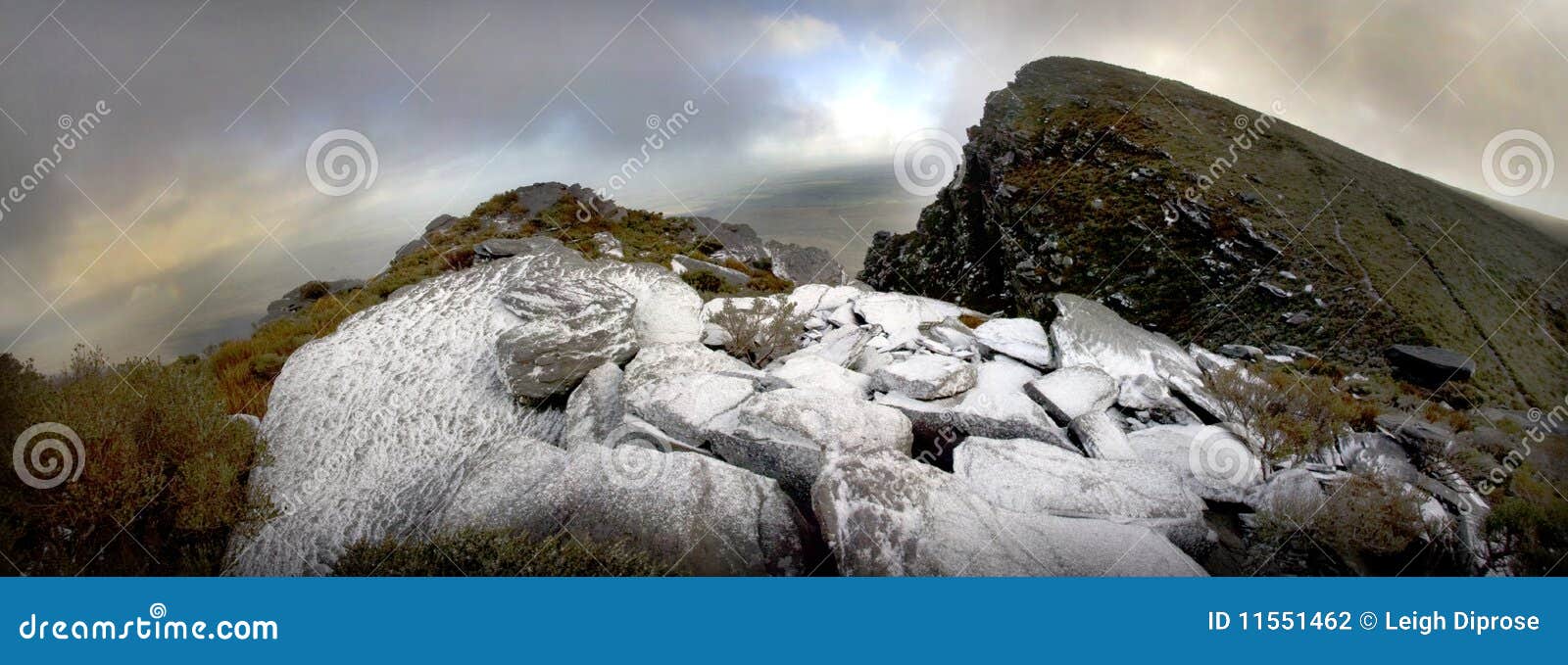 Stirlings Snow Panoramic stock photo. Image of scenic - 11551462