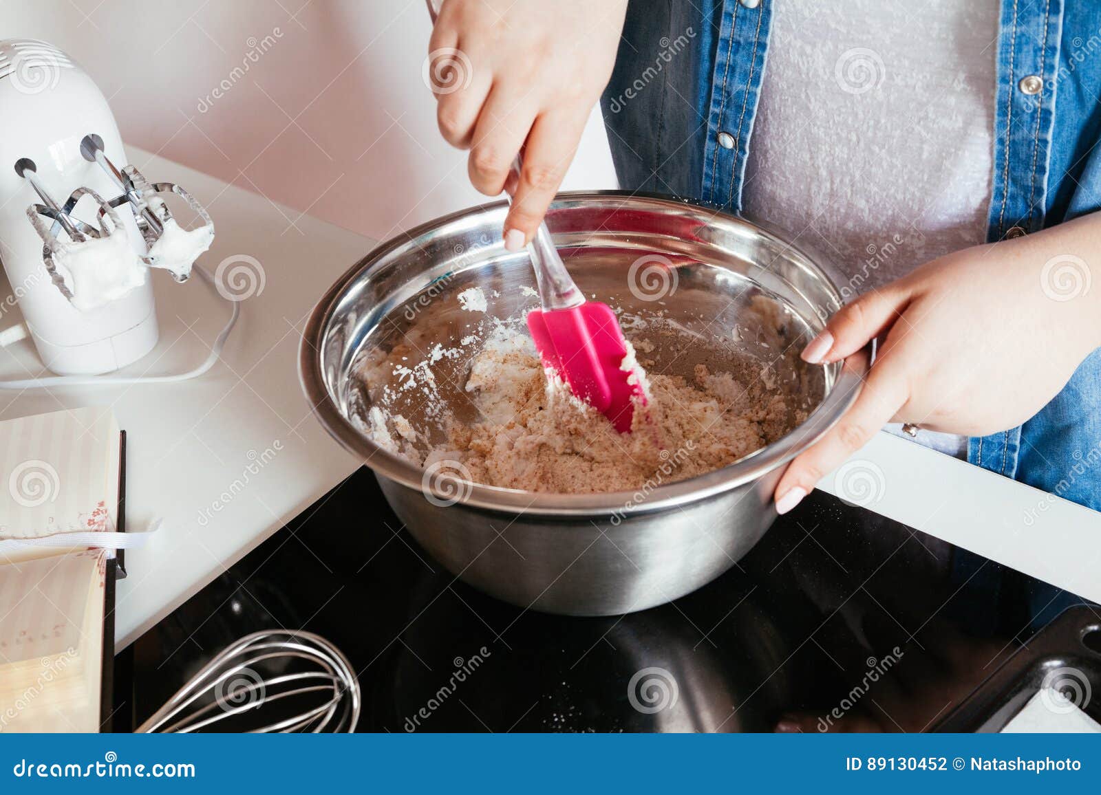 Stirring Ingredients stock photo. Image of domestic, paper - 89130452