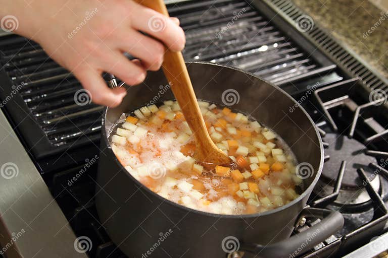 Stirring up Dinner stock photo. Image of home, dish, aroma - 1603058