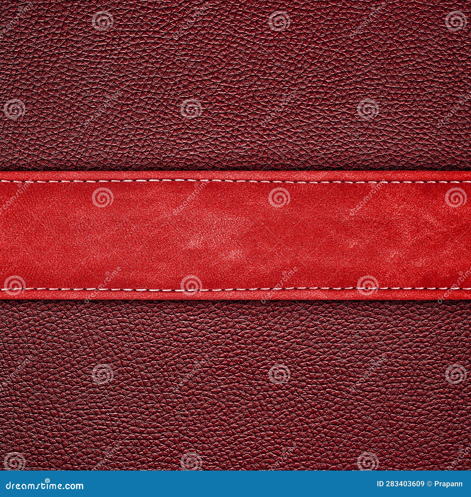Stitched Red Leather Background Stock Image - Image of luxury, quality ...