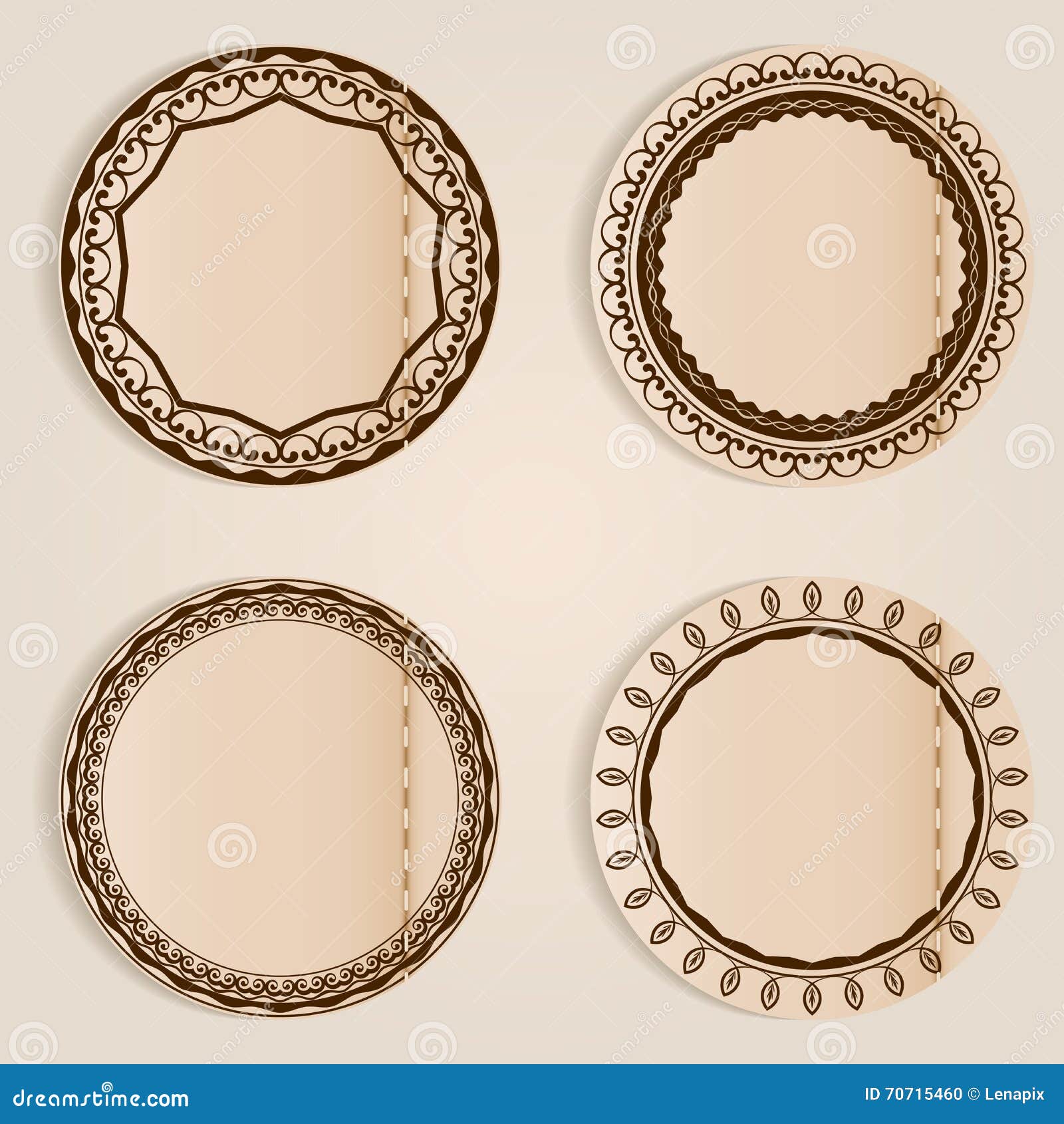 Stitched retro labels stock vector. Illustration of label - 70715460