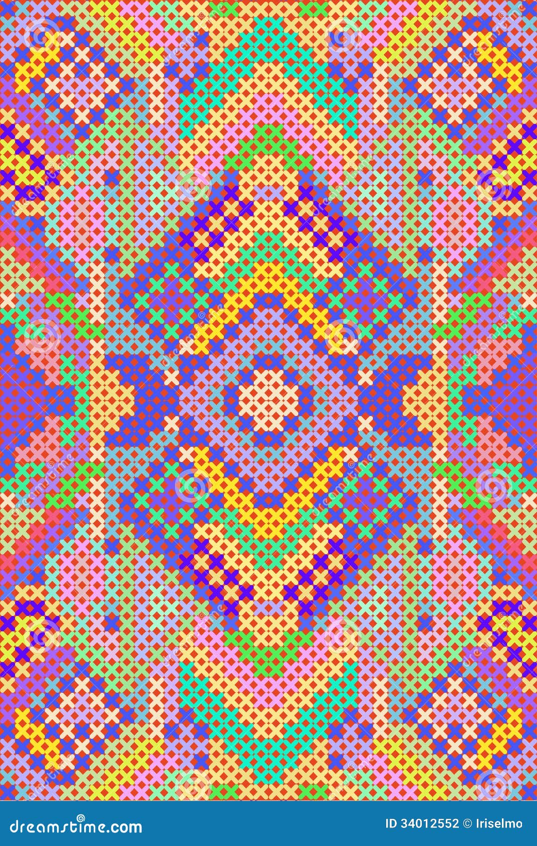 Stitched seamless pattern stock vector. Illustration of design - 34012552