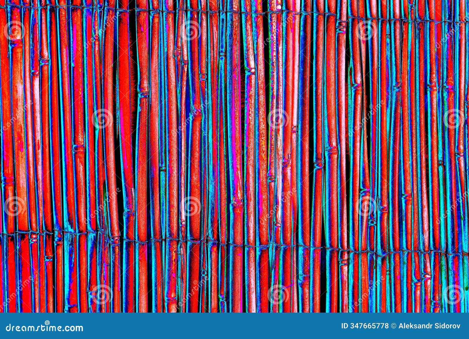 Stitched Straw Mat, Bamboo, Modified Color Scheme, 2 Stock Photo ...