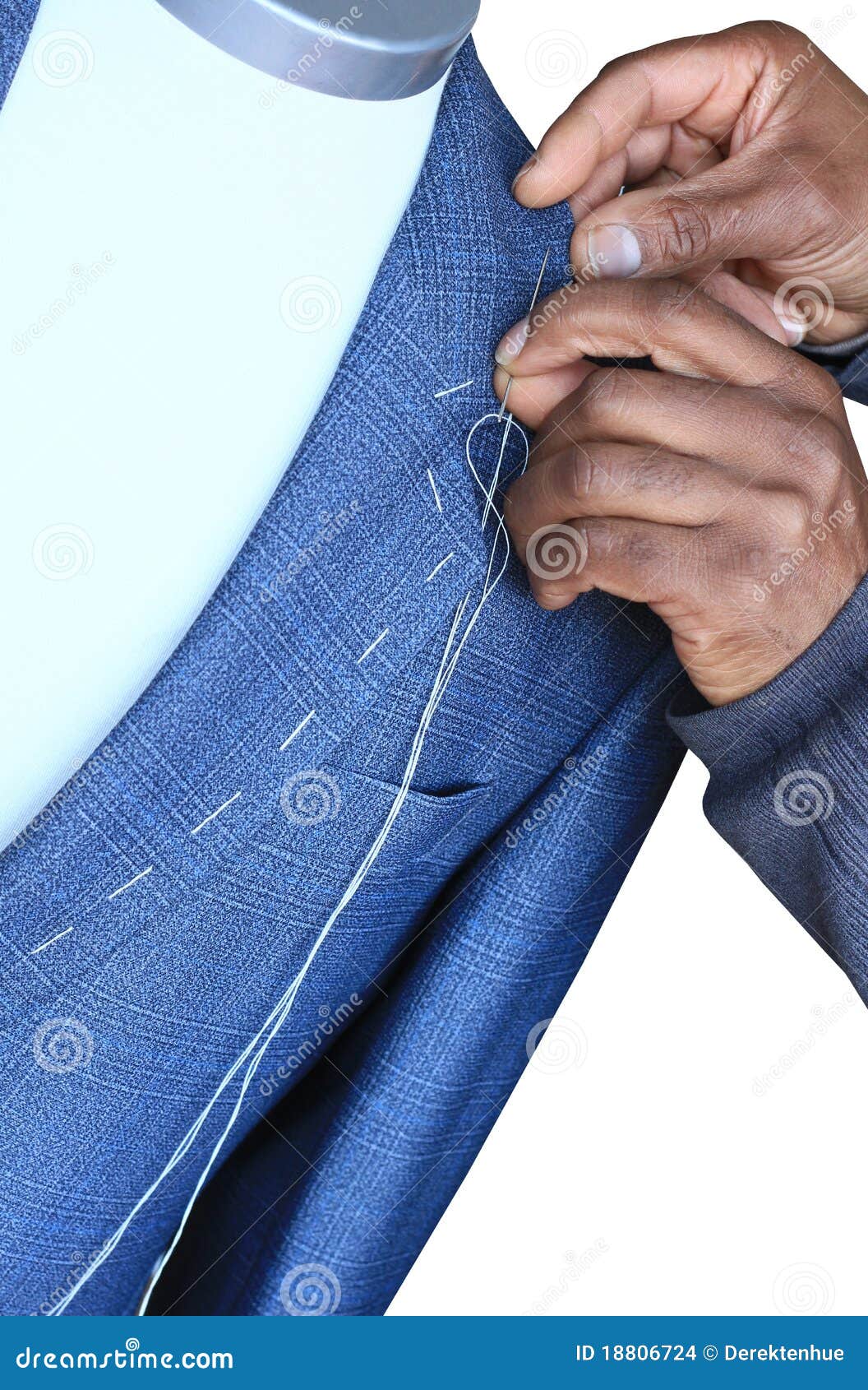 Stitching 1 stock photo. Image of finger, cotton, costumier - 18806724