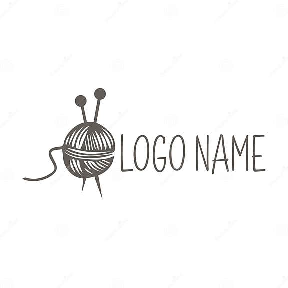 Stitching Logo Design Template Stock Illustration - Illustration of ...