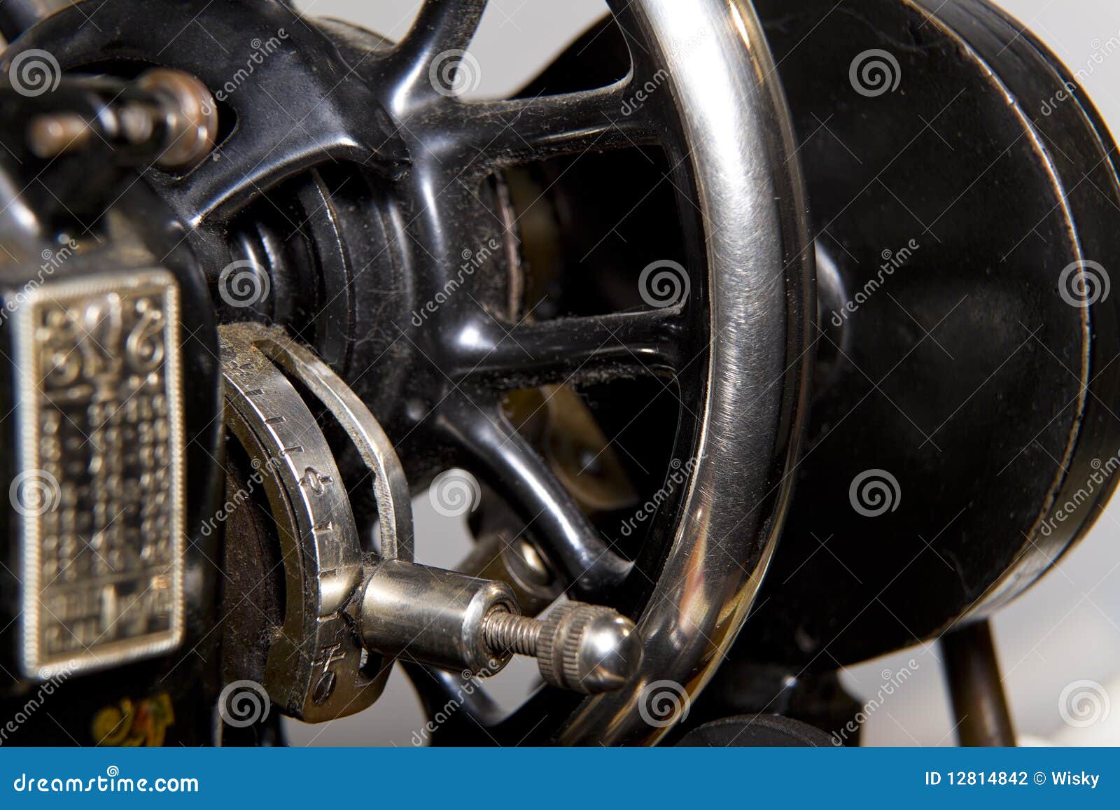 Stitching Machine Detail Close-up Stock Photo - Image of homemade ...