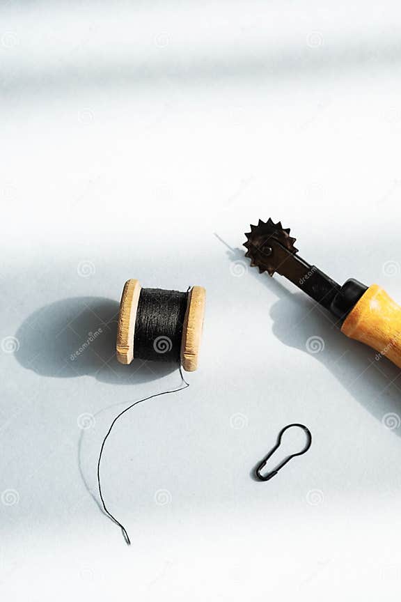 Stitching Tools. Various Tailoring Instruments Stock Photo - Image of ...