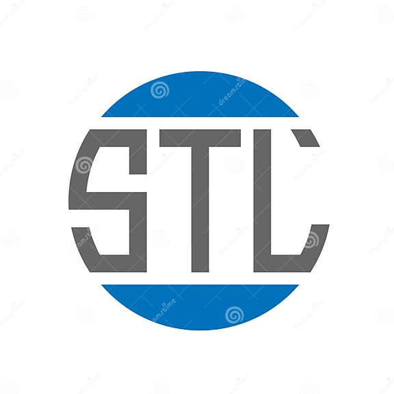 STL Letter Logo Design on White Background. STL Creative Initials ...