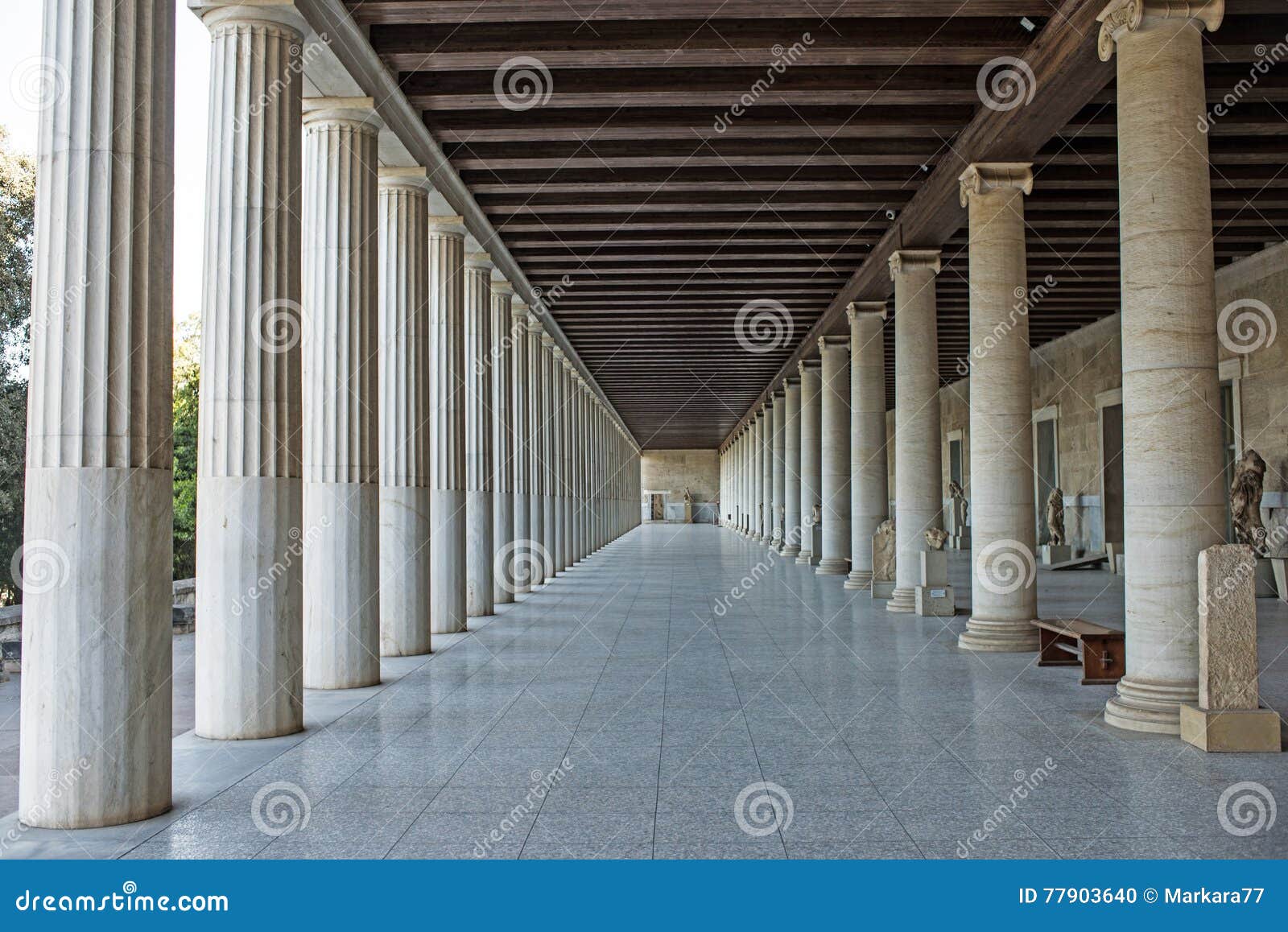 Stoa Of Attalos Stock Photography | CartoonDealer.com #87616340