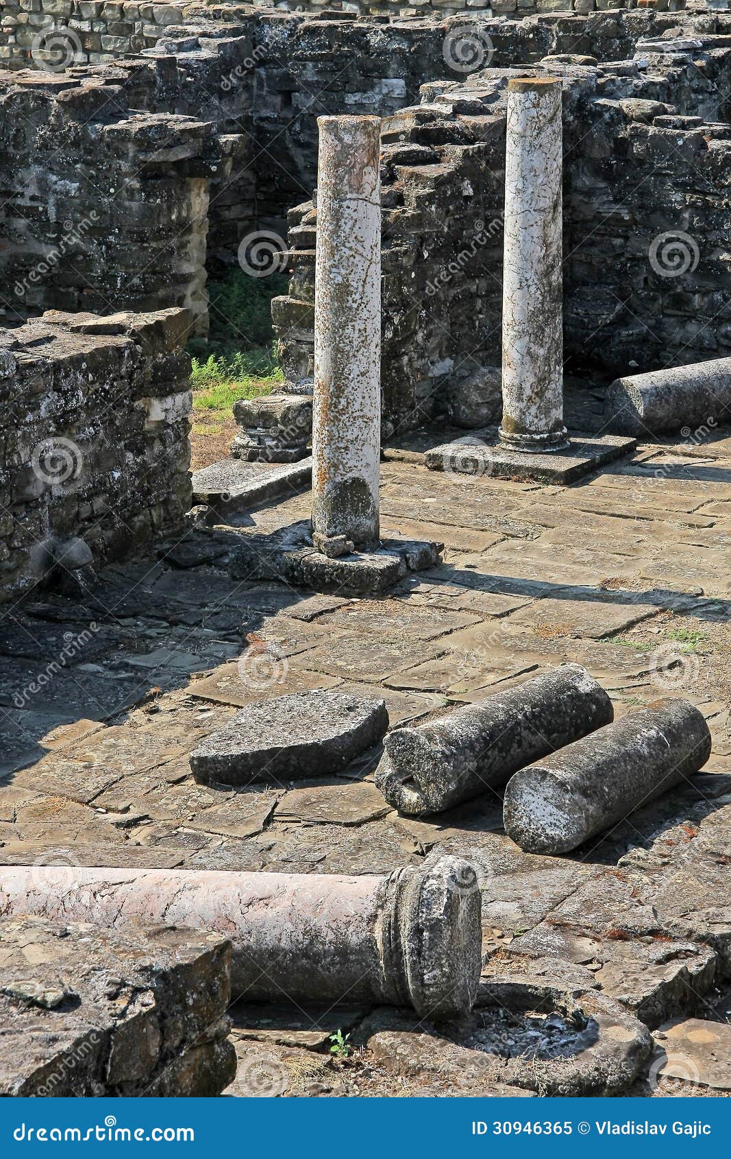 Stobi, Macedonia stock image. Image of stone, destinations - 30946365
