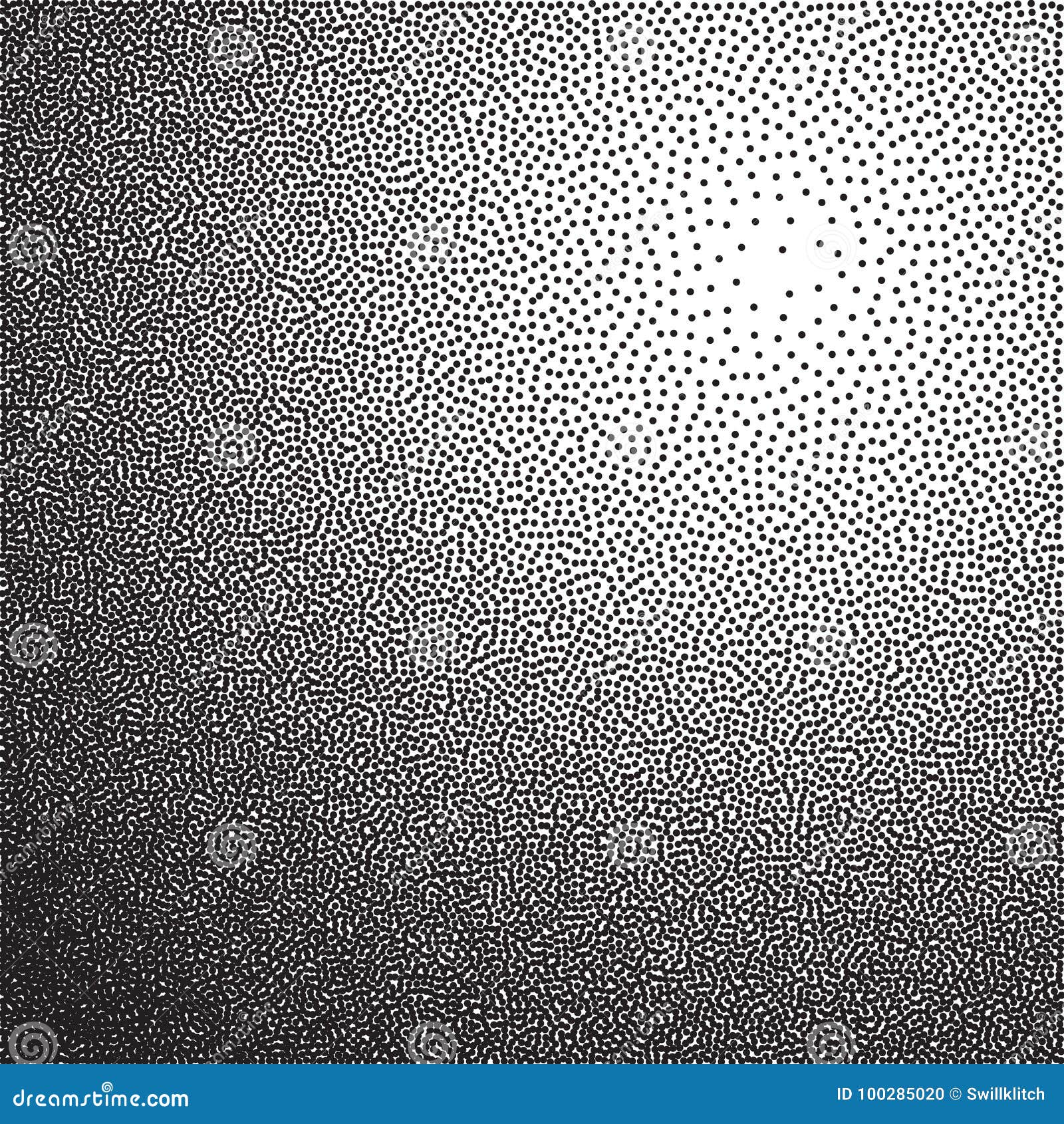 Stochastic Raster Halftone Gradient Print Stock Vector - Illustration ...
