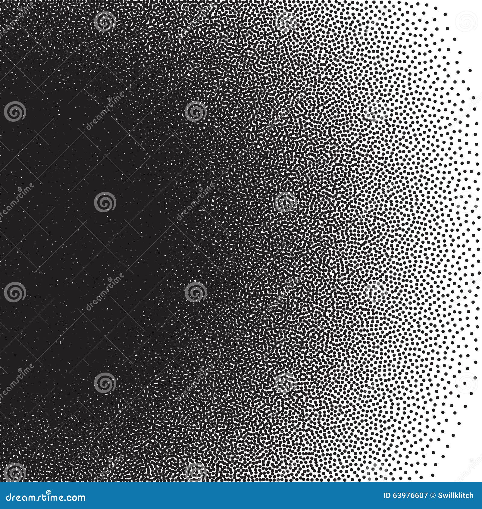 Stochastic Raster Halftone Gradient Print Stock Vector - Illustration ...