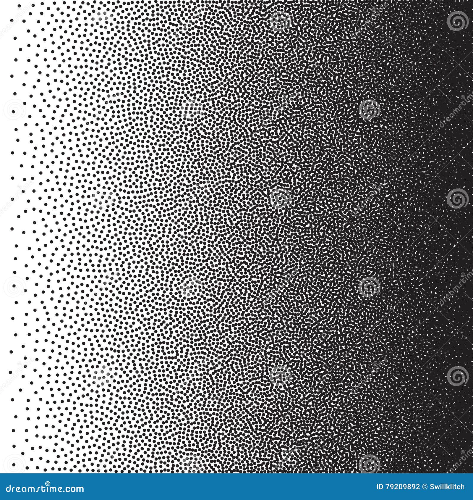 Stochastic Raster Halftone Gradient Print Stock Vector - Illustration ...