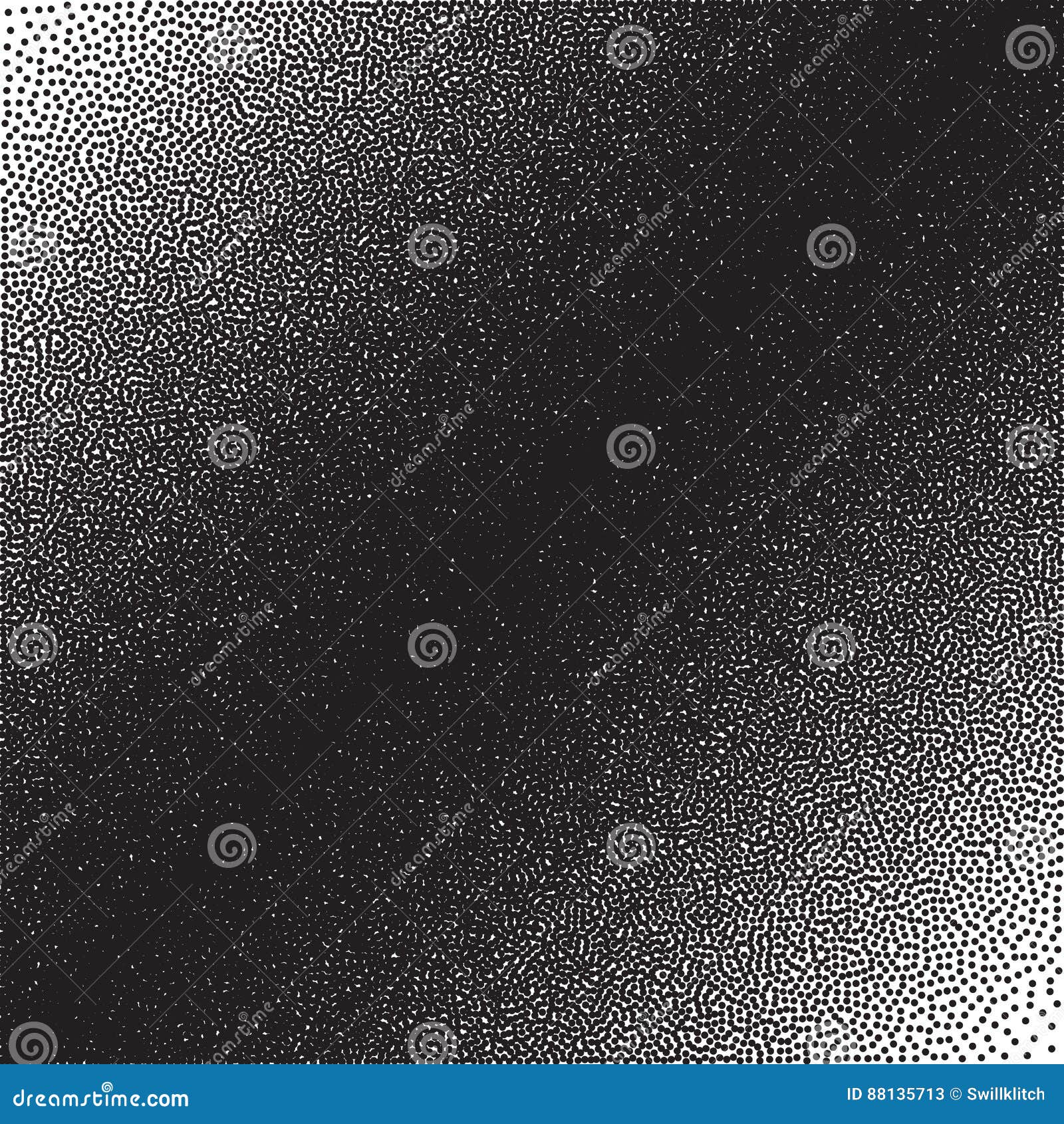 Stochastic Raster Halftone Gradient Print Stock Vector - Illustration ...