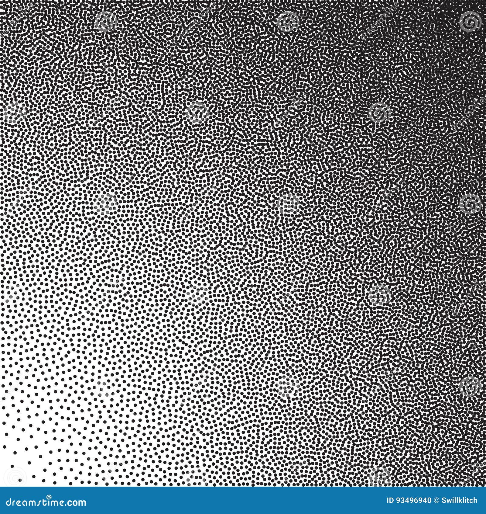 Stochastic Raster Halftone Gradient Print Stock Vector - Illustration ...