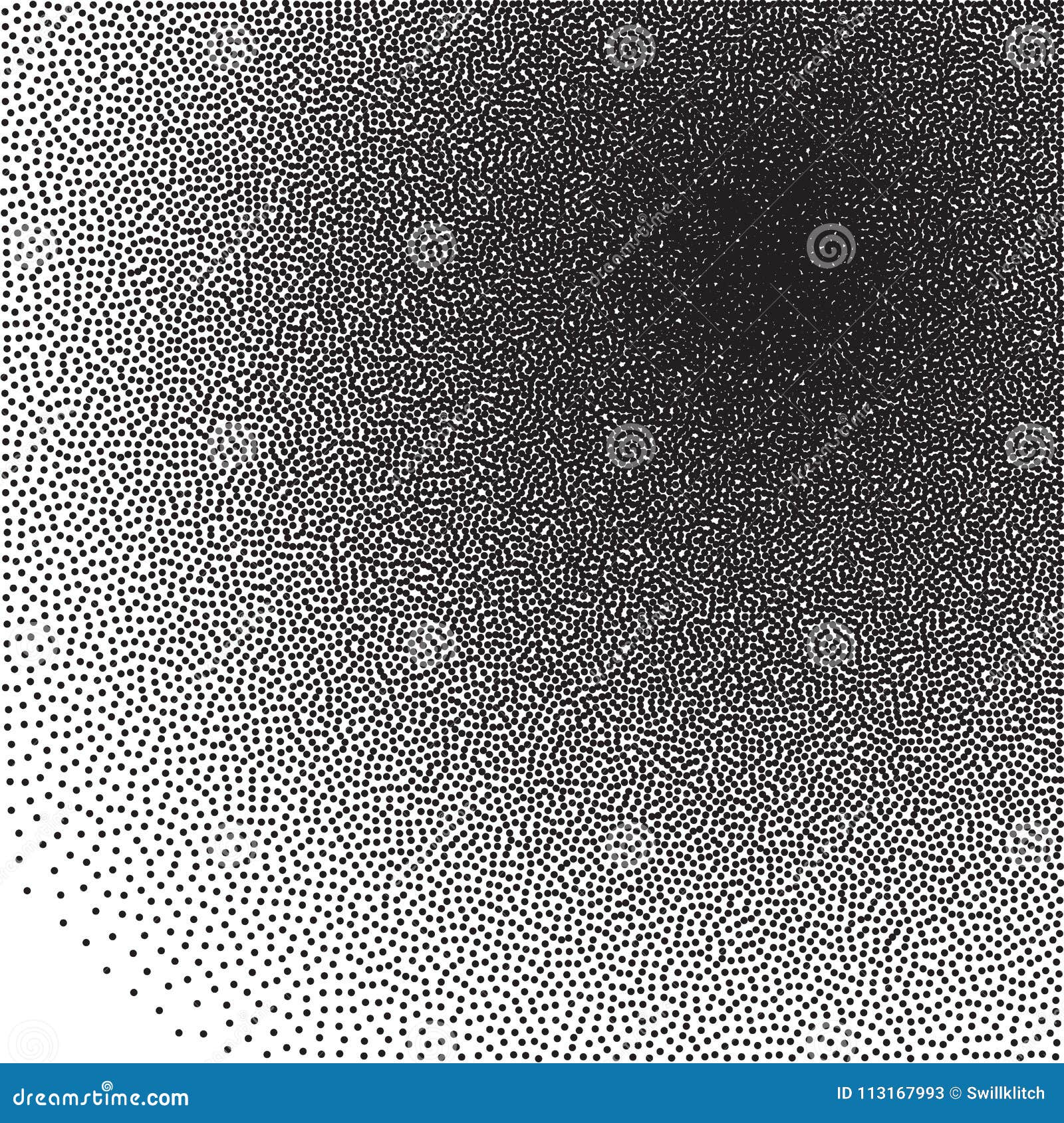Stochastic Raster Halftone Gradient Print Stock Vector - Illustration ...