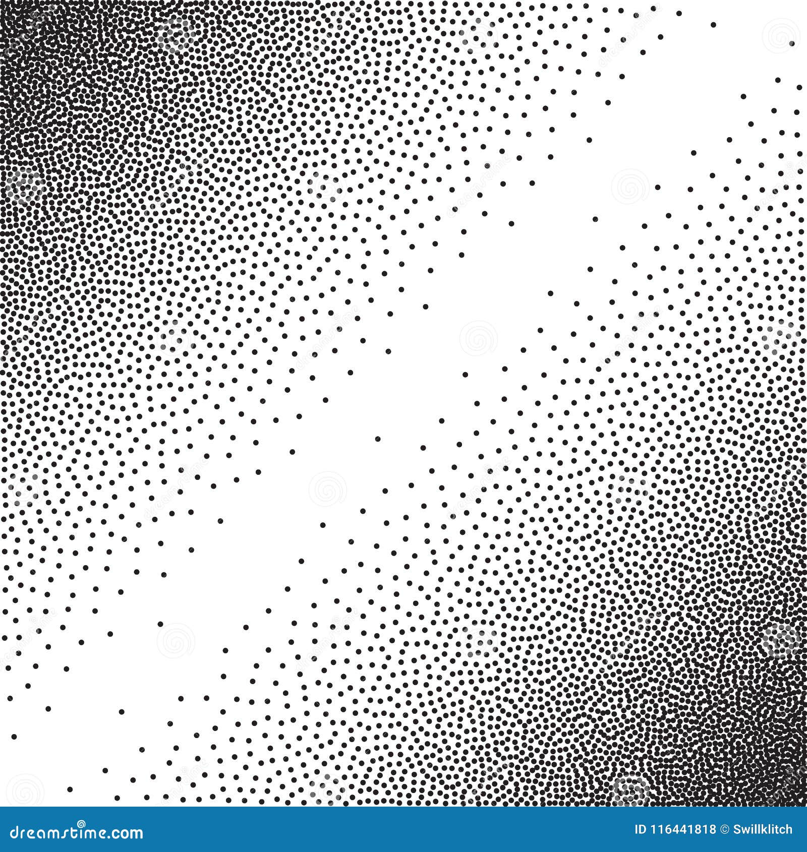 Stochastic Raster Halftone Gradient Print Stock Vector - Illustration ...