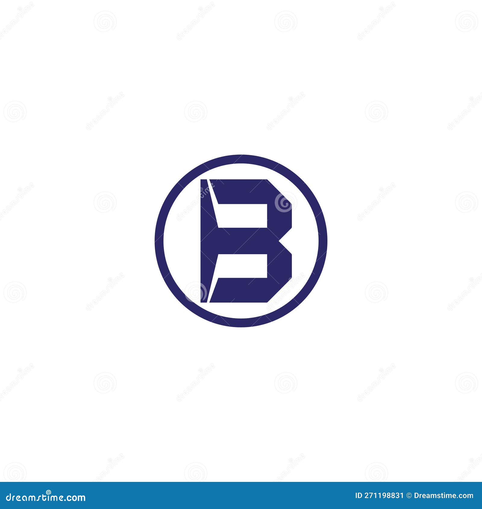 3b Logo 3b Icon Oval Corners Simple 3b Logo Stock Vector - Illustration ...