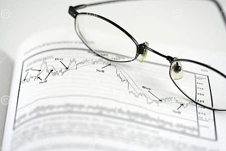 Stock analysis stock image. Image of bond, glasses, sell - 457763
