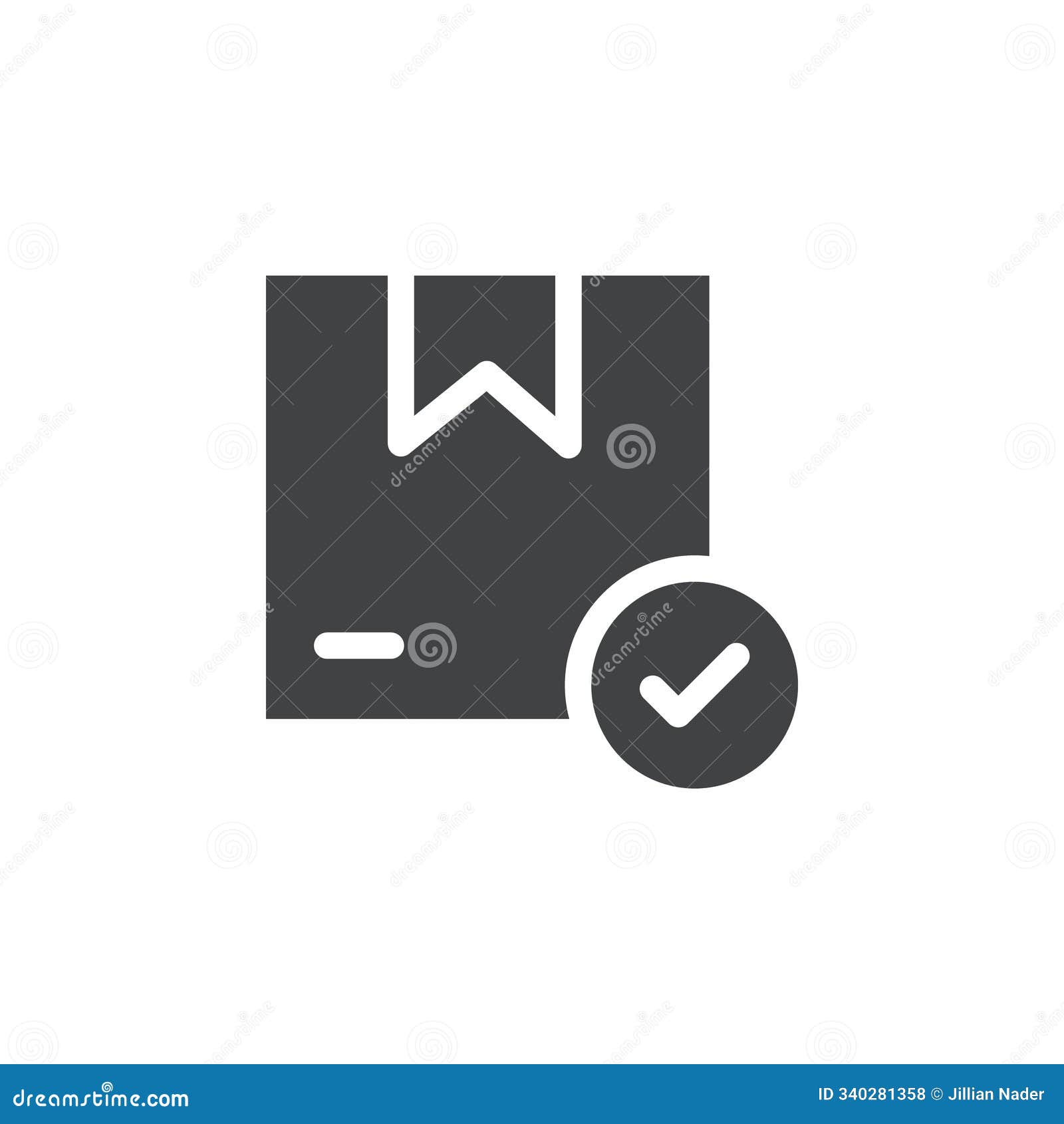 Stock Availability Icon Vector Logo Outline | CartoonDealer.com #334048026
