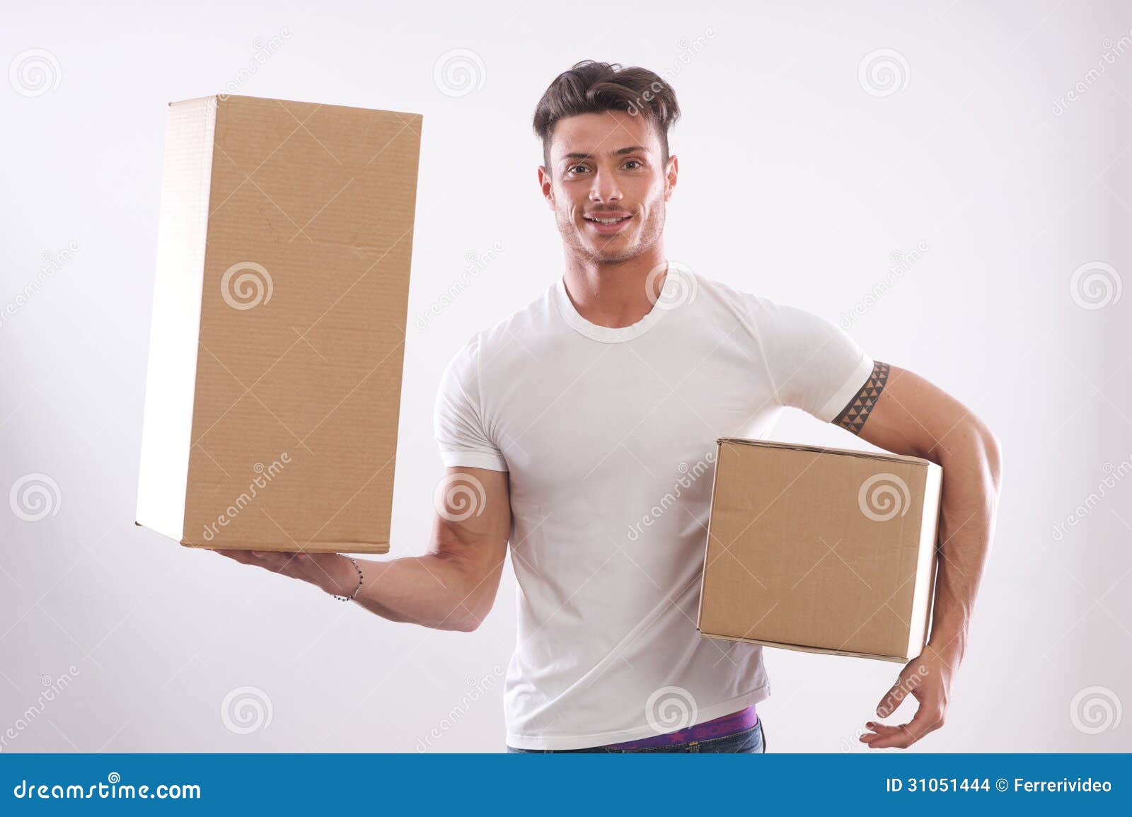 Stock boy stock photo. Image of workshop, smile, white - 31051444