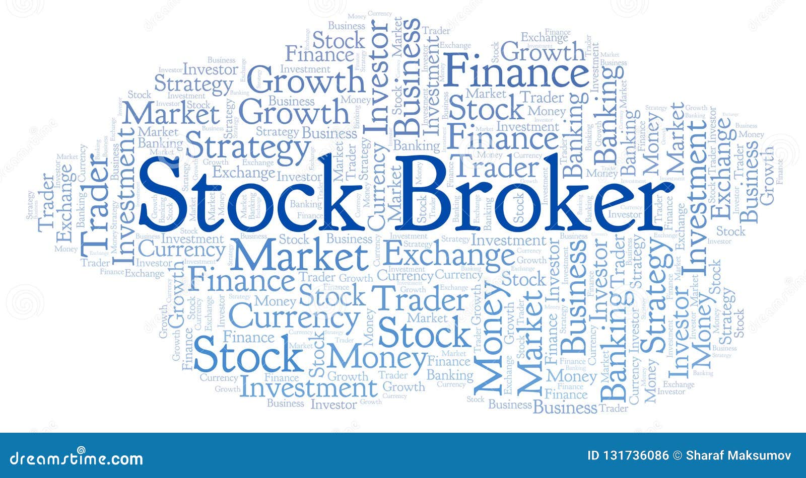 Stock Broker Word Cloud. Wordcloud Made with Text only Stock ...