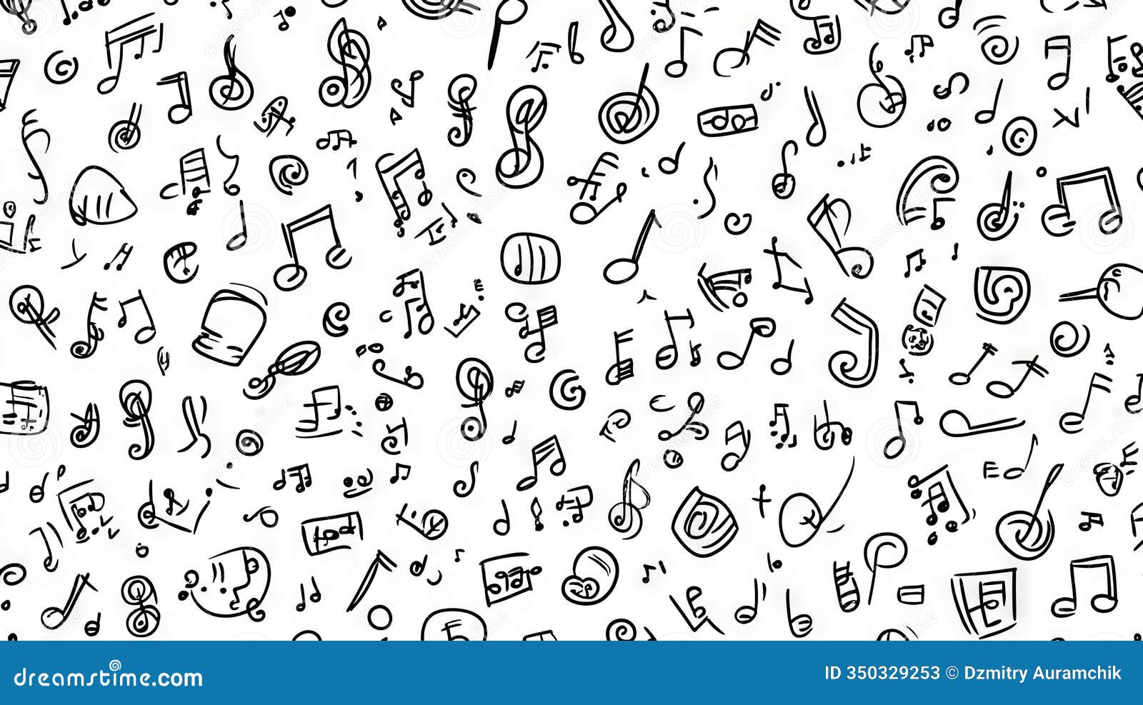 Handwriting Music Sheet Royalty-Free Stock Photography | CartoonDealer ...