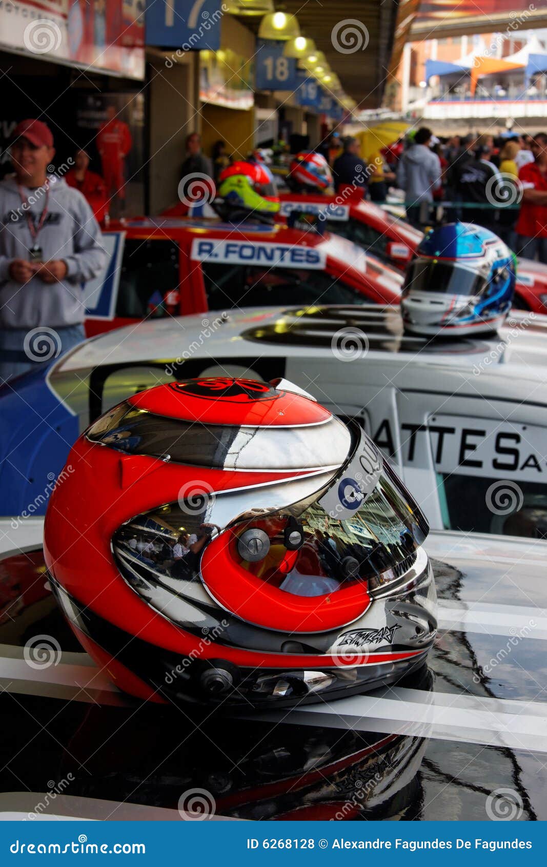 Stock Car Helmets Interlagos Brazil Editorial Stock Photo - Image of ...
