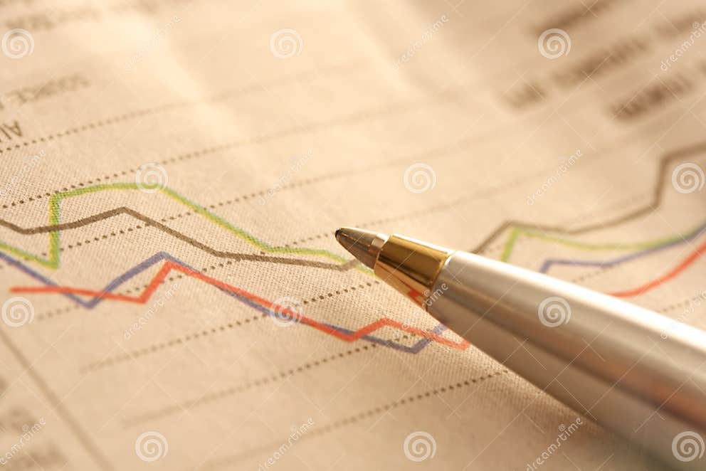 Stock Chart stock photo. Image of fluctuations, loss, making - 2888998