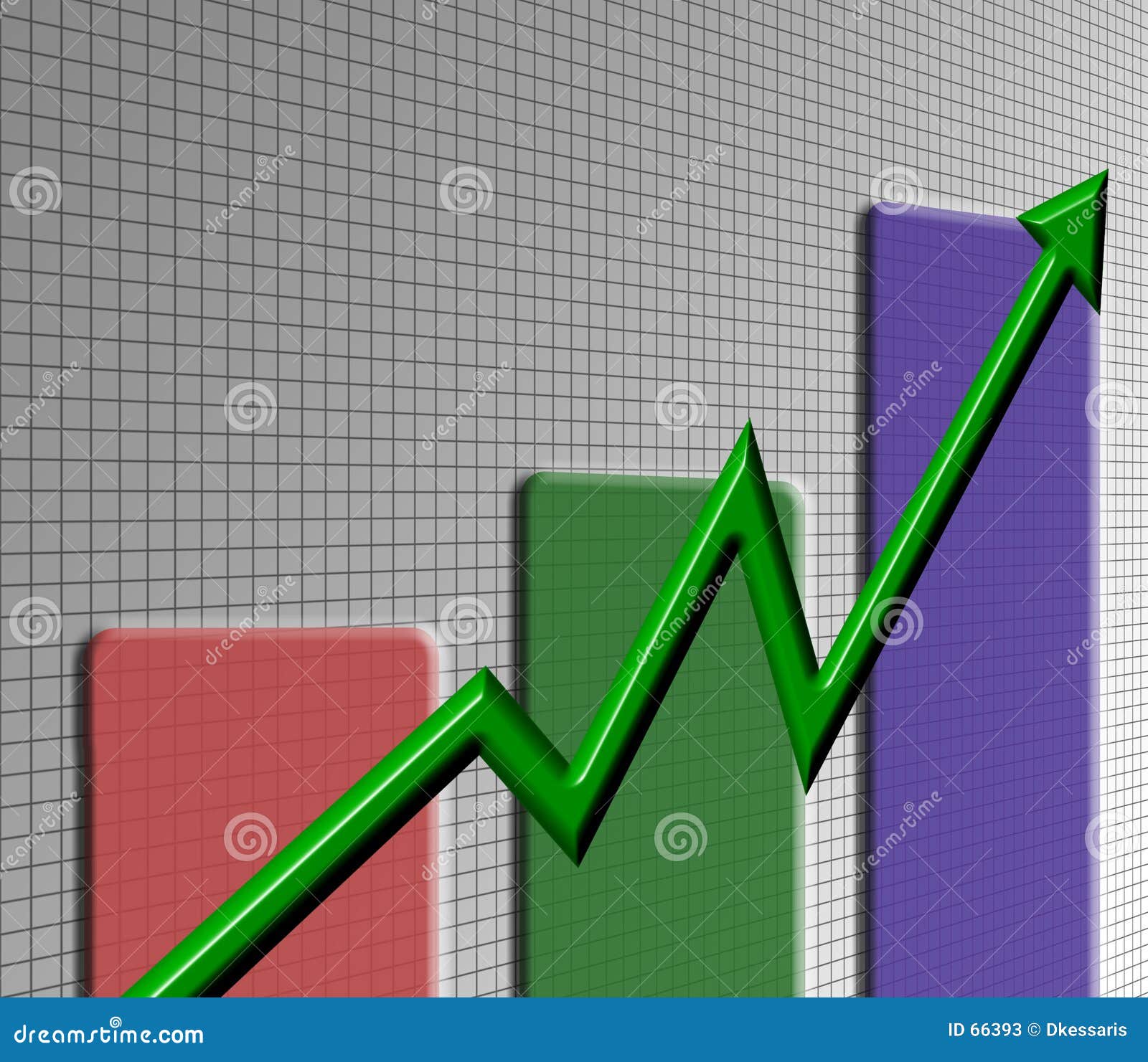 Stock Chart Break Ceiling | CartoonDealer.com #41853673