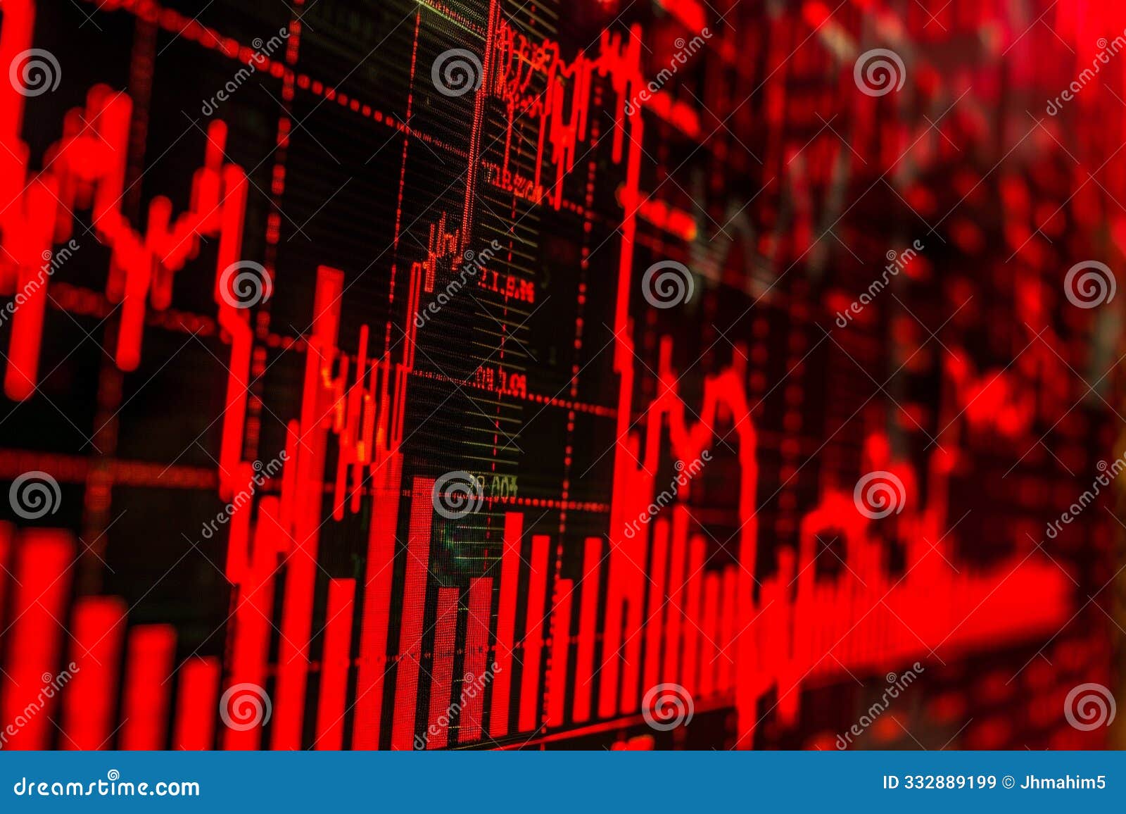 A Stock Chart that is Going Down is a Visual Representation of the ...