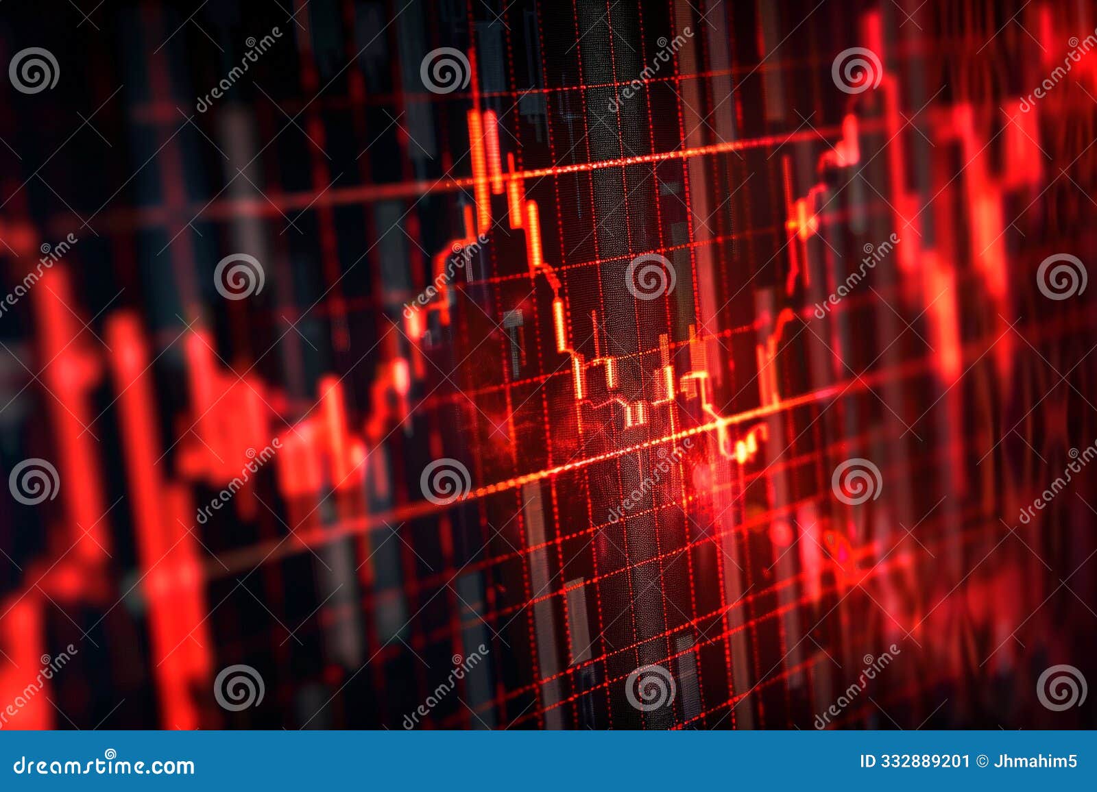 A Stock Chart that is Going Down is a Visual Representation of the ...