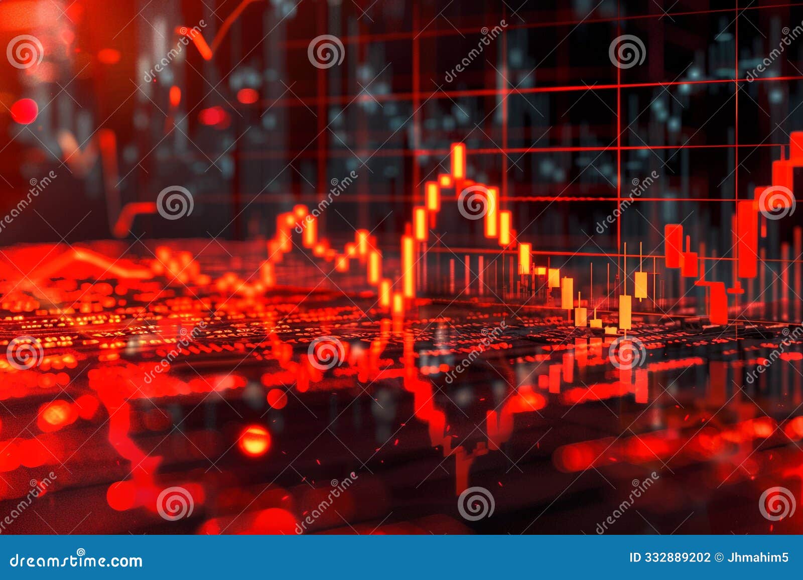 A Stock Chart that is Going Down is a Visual Representation of the ...