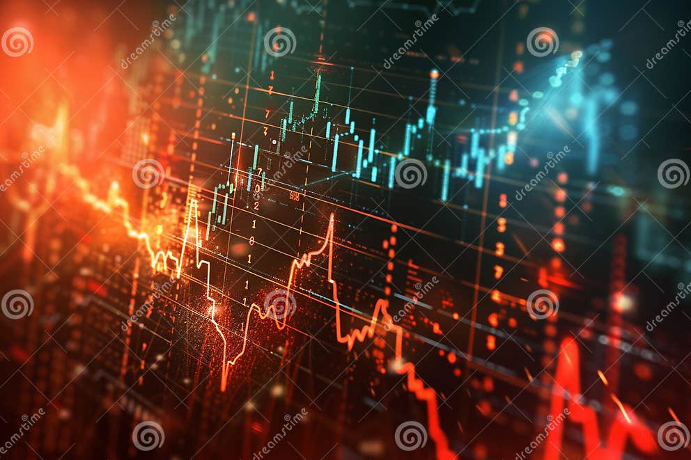 A Stock Chart that is Going Down is a Visual Representation of the ...